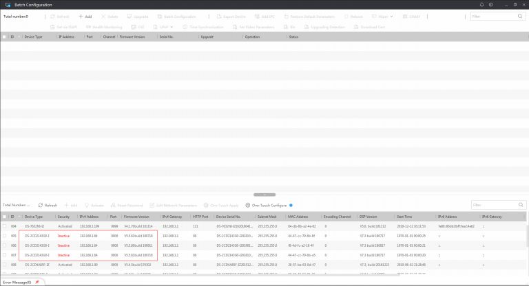 Como actualizar dispositivos Hikvision usando Batch Config Tool - Securame